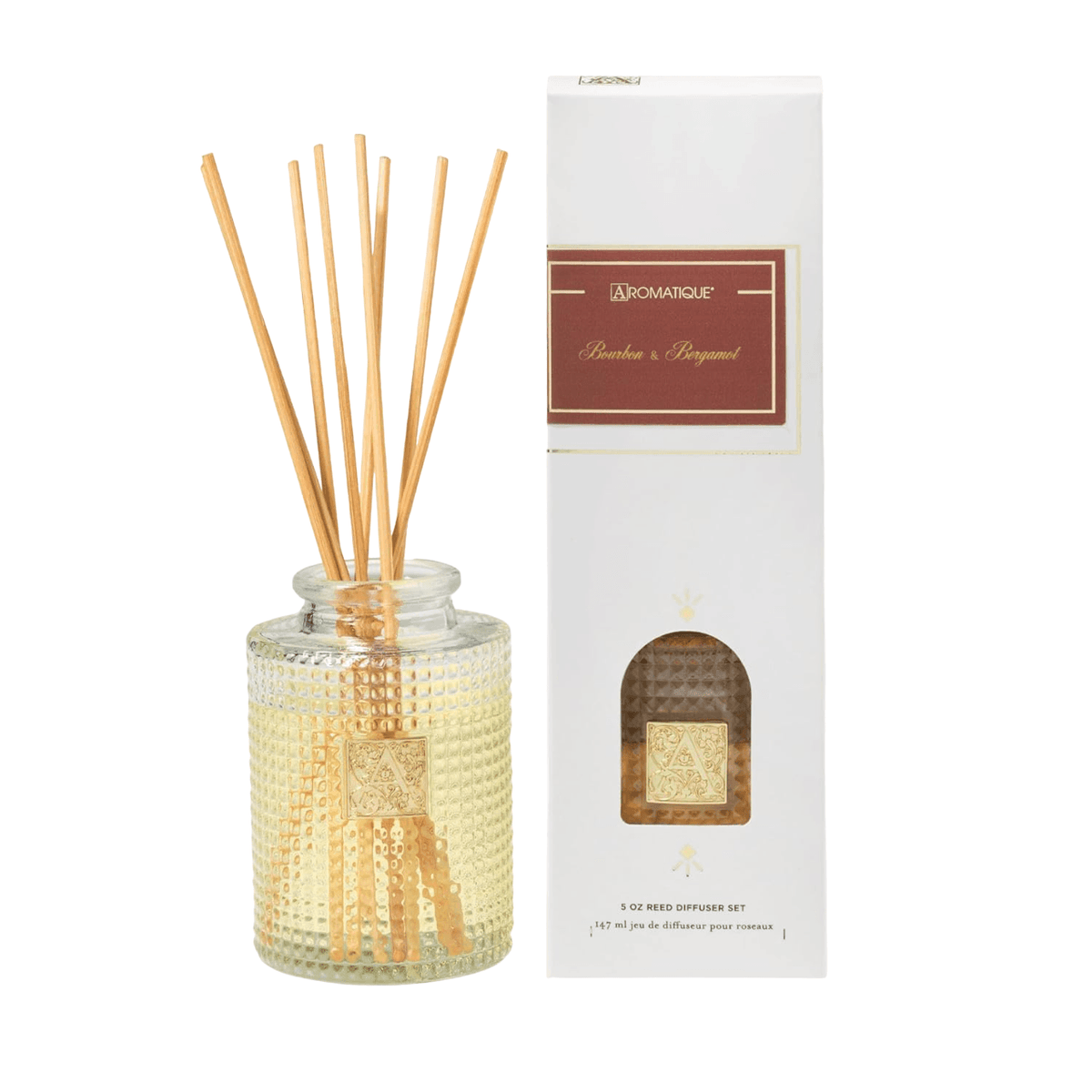 Aromatique Bourbon & Bergamot - Reed Diffuser Set - A Secret Admirer ...