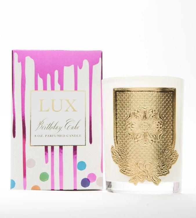 Lux Classic Designer Box Birthday Cake Candle 8oz - A Secret Admirer ...