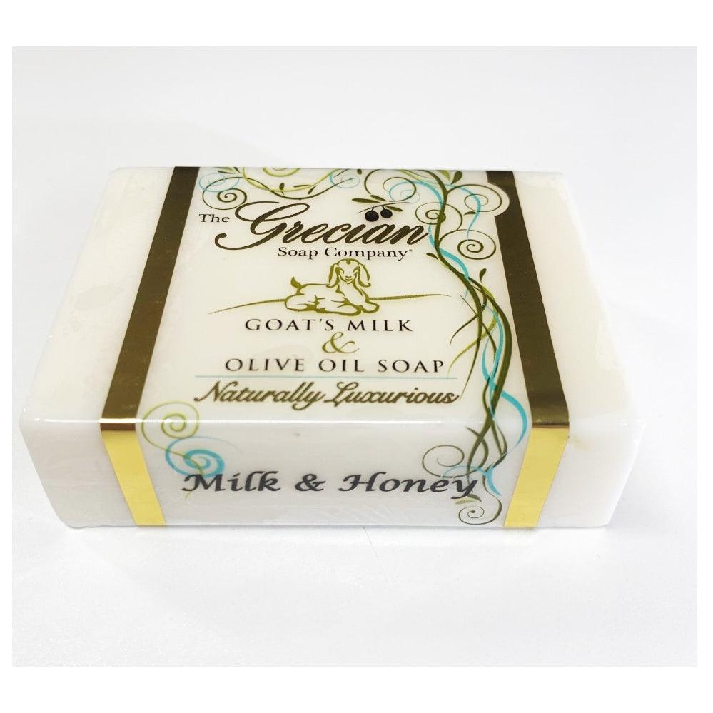 The Grecian Soap Company Milk and Honey Goats Milk Bar Soap 5 Oz - A ...
